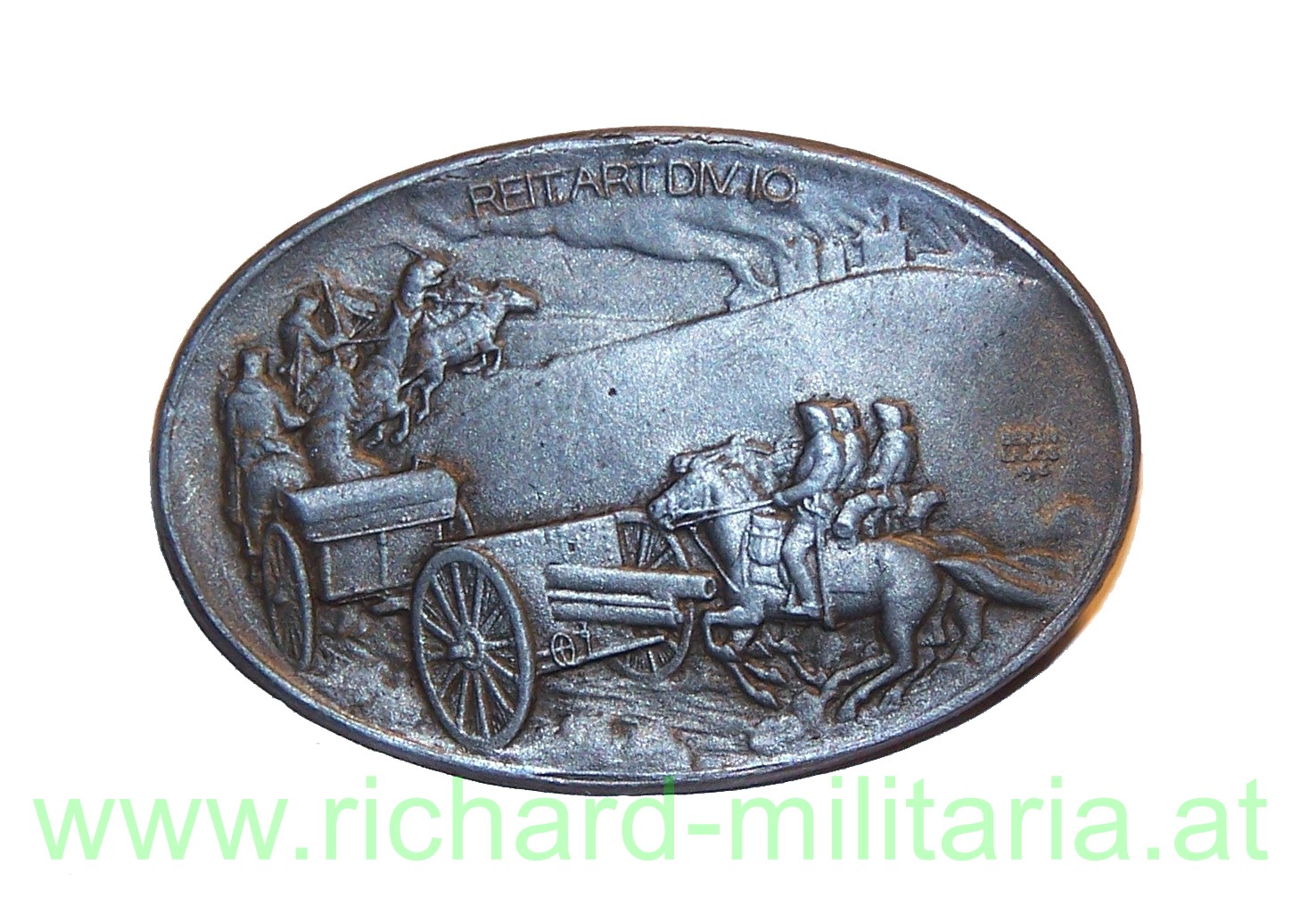 k.u.k. Kappenabzeichen Reit. Art. Div. (Reitende Artillerie Division ...